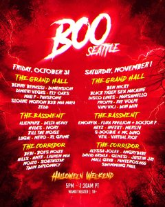 BOO SEATTLE - EmeraldCityEDM